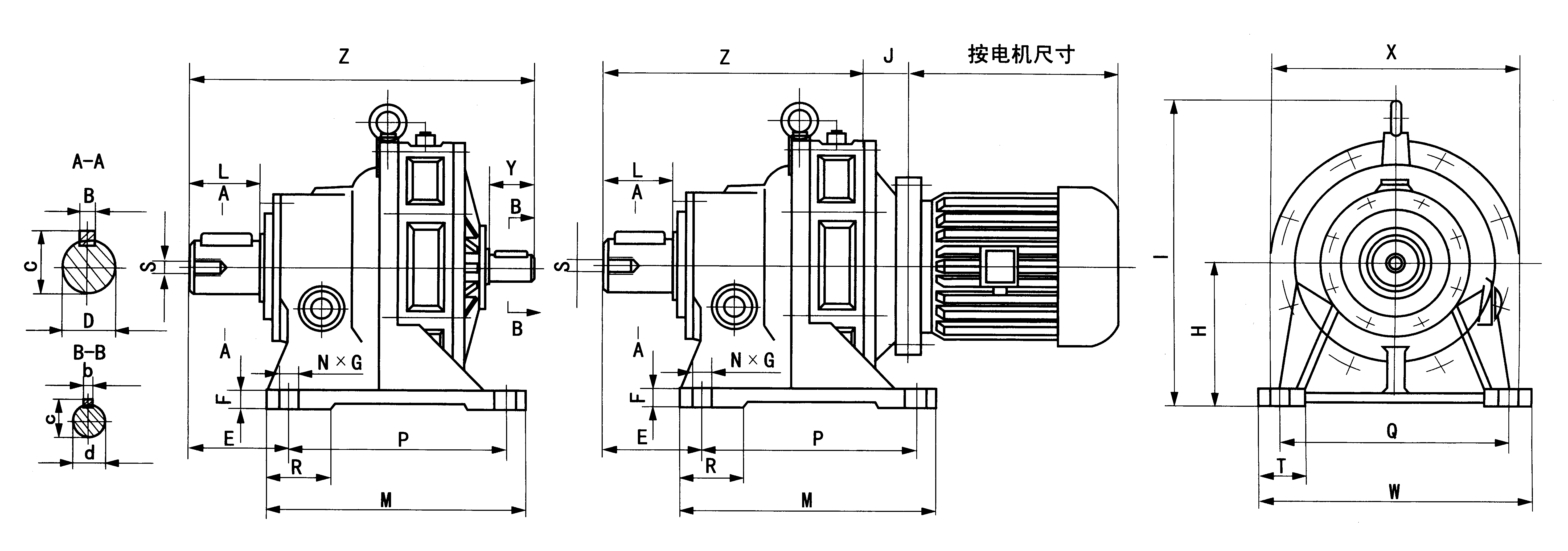 BLD BL Cycloid Drive Gear Reducer - SPEED